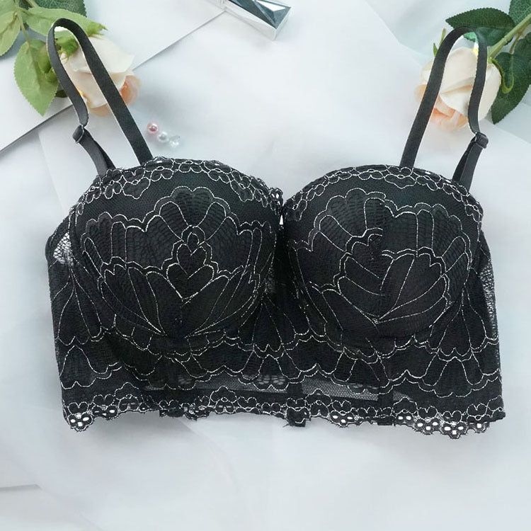 Open Cup Thin Push-up Bras